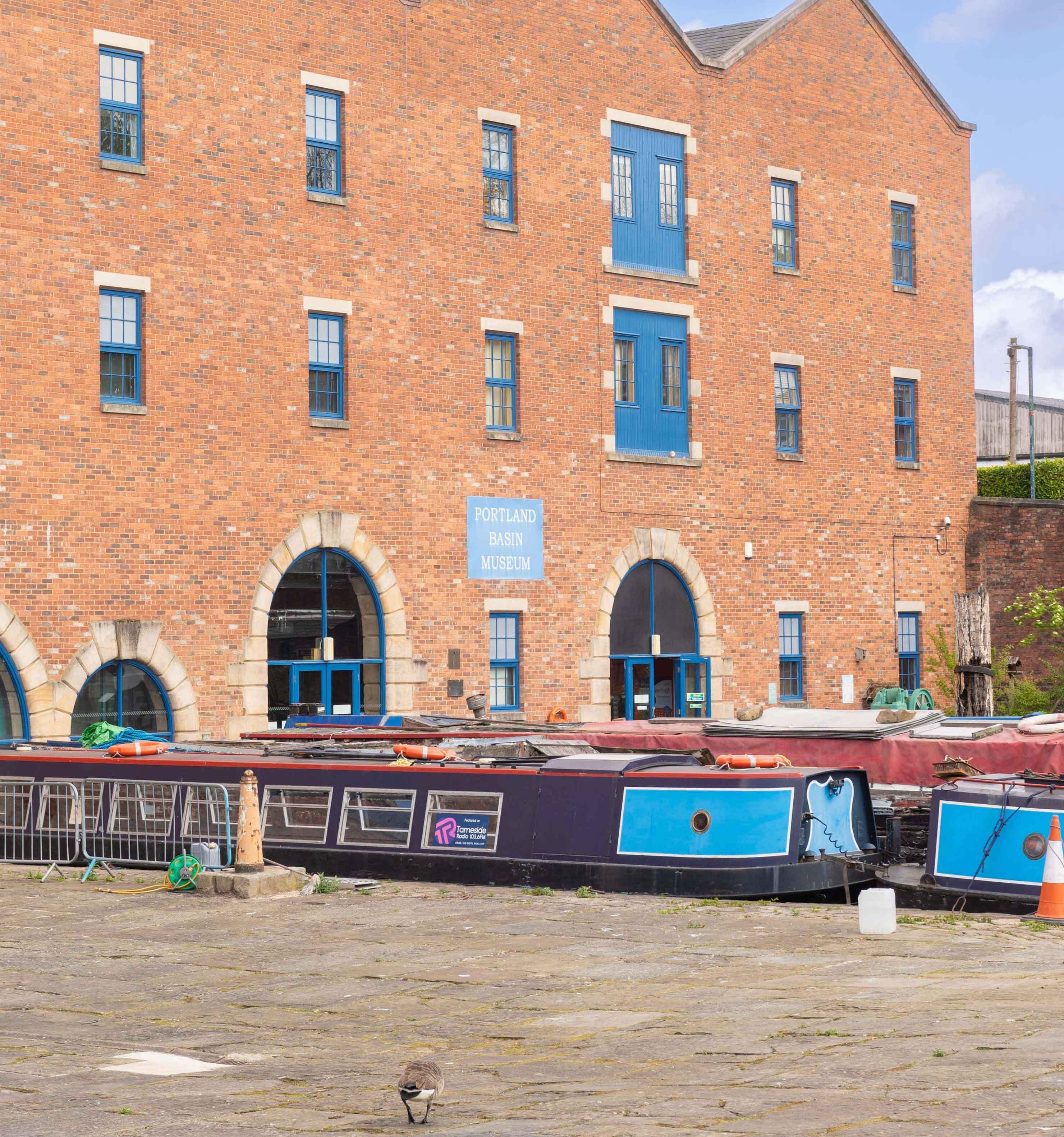 The Portland Basin in Ashton-under-lyne in Greater Manchester